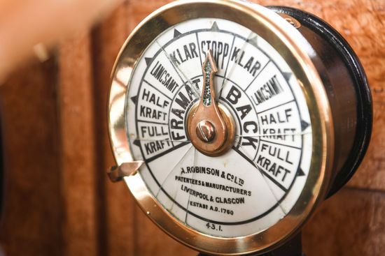 Engine Order Telegraph Eot Aboard Bridge Editorial Stock Photo - Stock ...