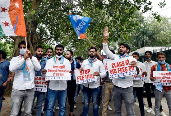 Members National Students Union India Nsui Editorial Stock Photo ...