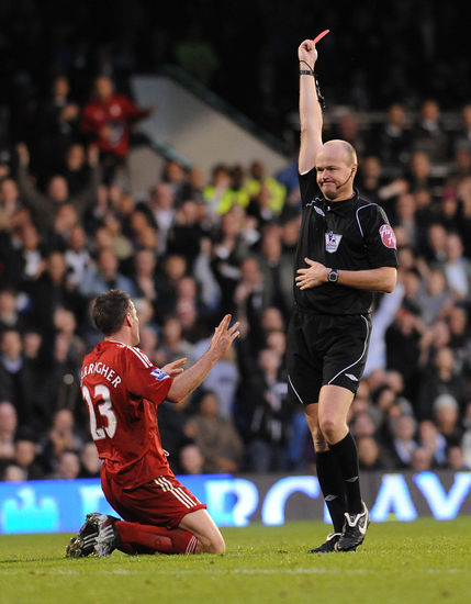 Jamie Carragher Brings Down Bobby Zamora Editorial Stock Photo - Stock ...