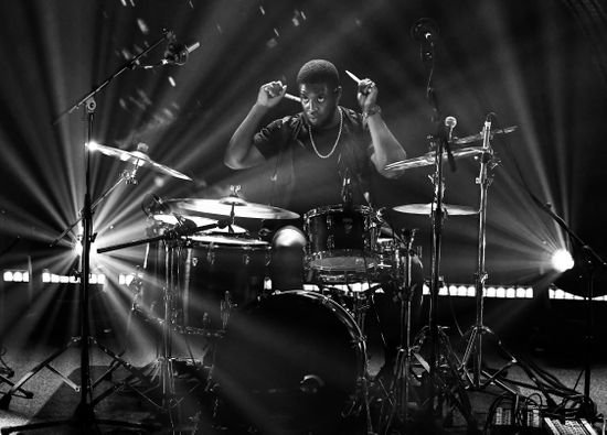 Femi Koleoso Tony Allen Tribute Performance Editorial Stock Photo ...