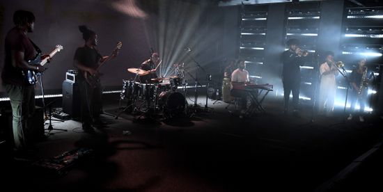 Femi Koleoso Tony Allen Tribute Performance Editorial Stock Photo ...