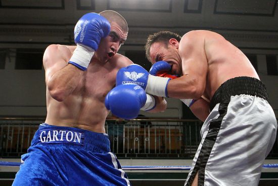 Johnny Garton Blue Shorts Defeats Danny Editorial Stock Photo - Stock ...