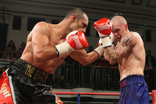Kreshnik Qato Redblack Shorts Defeats Terry Editorial Stock Photo ...