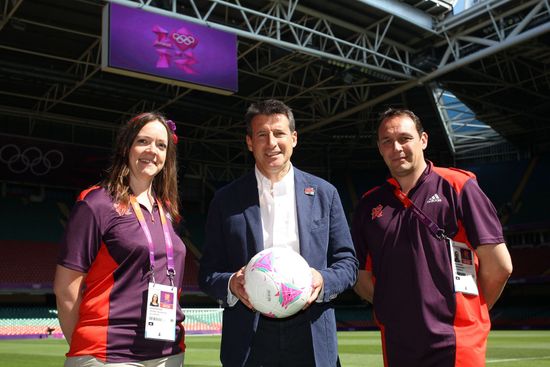Lord Sebastian Coe Poses Volunteers Derek Editorial Stock Photo - Stock ...
