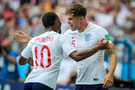John Stones Scores Goal During World Editorial Stock Photo - Stock ...