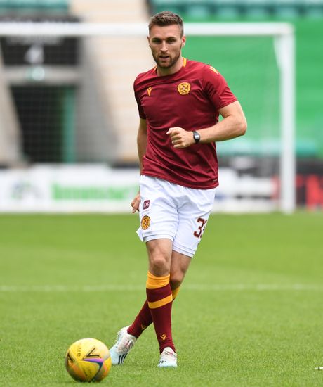 Motherwells Stephen Odonnell Warms Ahead His - Foto de stock de ...