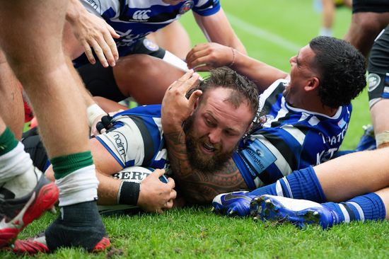 Tom Dunn Bath Rugby Celebrates Scoring Editorial Stock Photo - Stock ...