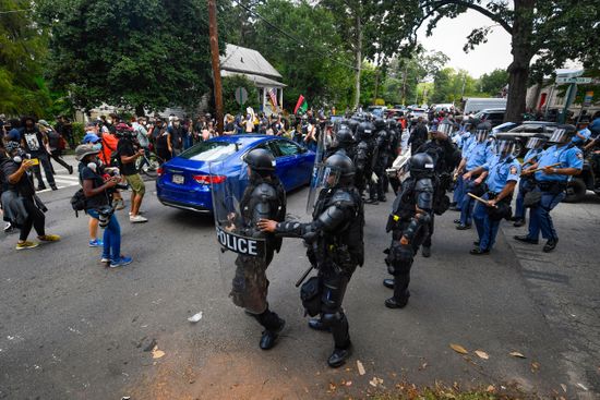 Swat Police March Break Rally Village Editorial Stock Photo - Stock ...