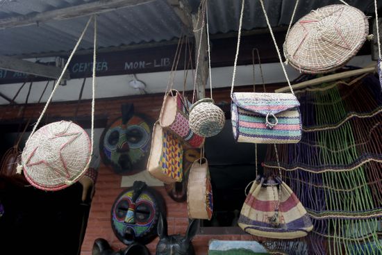 Bags Made Piassava Tree Displayed Sale Editorial Stock Photo - Stock ...