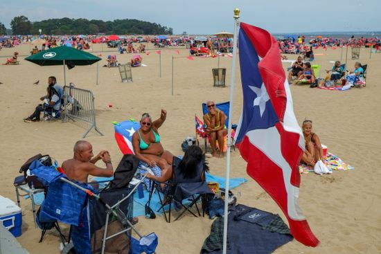 Flag Puerto Rico Waves Breeze People Editorial Stock Photo - Stock ...