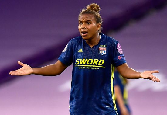 Lyons Nikita Parris Gestures During Uefa Editorial Stock Photo - Stock ...