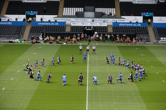 Teams Line Before Kick Off Rugby Editorial Stock Photo - Stock Image ...