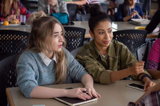 Sabrina Carpenter Quinn Ackerman Liza Koshy Editorial Stock Photo ...