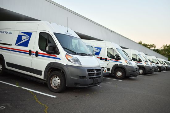 United States Postal Service Vehicles Editorial Stock Photo - Stock ...