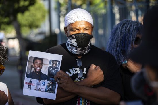 Man Does Wakanda Sign Crossing His Editorial Stock Photo - Stock Image ...