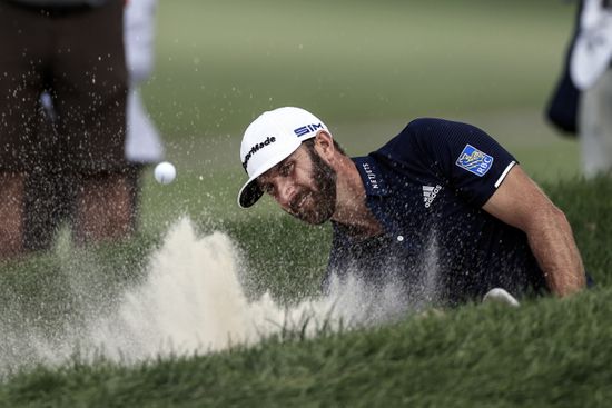 Dustin Johnson Us Action Sand Trap Editorial Stock Photo - Stock Image ...