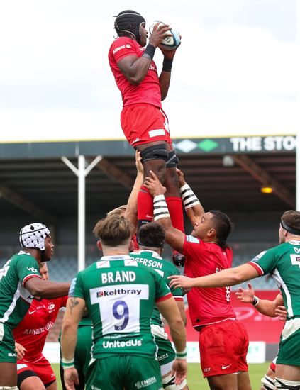 Maro Itoje Saracens Lineout Ball Editorial Stock Photo - Stock Image ...
