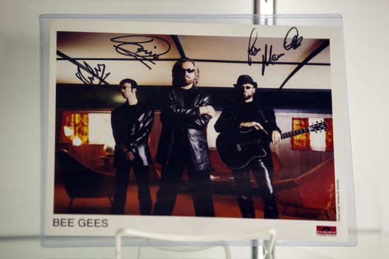 Bee Gees Signed Picture Displayed Offered Editorial Stock Photo - Stock ...
