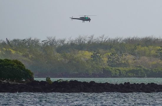 Mauritius Coast Guard Search Rescue Helicopter Editorial Stock Photo ...