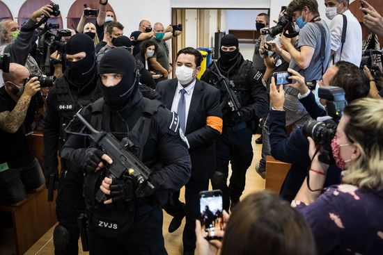 Slovak Businessman Marian Kocner C Arrives Editorial Stock Photo ...