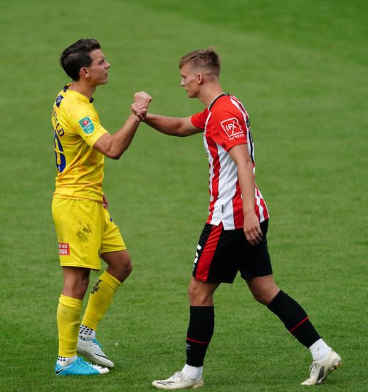Marcus Forss Brentford Matt Bloomfield Wycombe Editorial Stock Photo ...