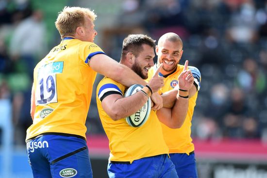 Lewis Boyce Bath Rugby Celebrates His Editorial Stock Photo - Stock ...