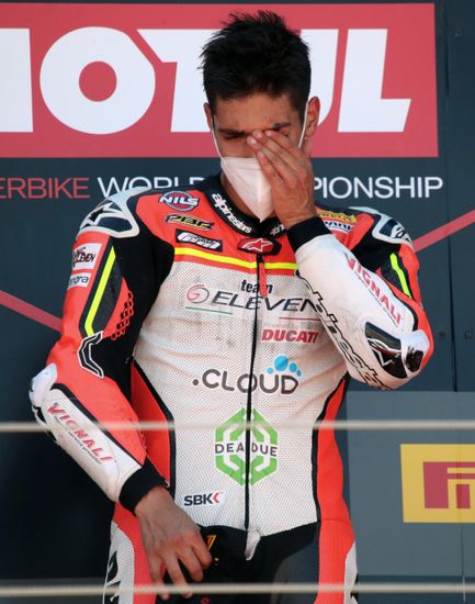 Italian Rider Michael Ruben Rinaldi Ducati Editorial Stock Photo ...
