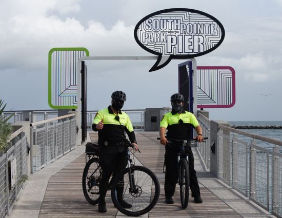 Miami Beach Parks Recreation Officer S Editorial Stock Photo - Stock ...