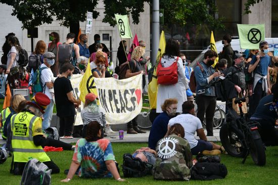 Climate Protest Group Extinction Rebellion Uk Editorial Stock Photo ...