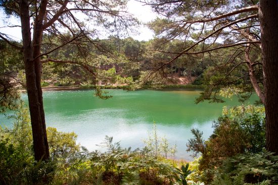 Blue Pool Purbeck Dorset a Fridge Editorial Stock Photo - Stock Image ...