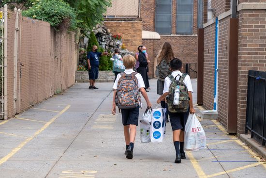 Students Arrive On First Day Inperson Editorial Stock Photo - Stock ...