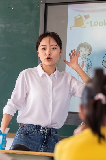Chen Yanzi Gives Lesson Classroom Mawuzhai Editorial Stock Photo ...