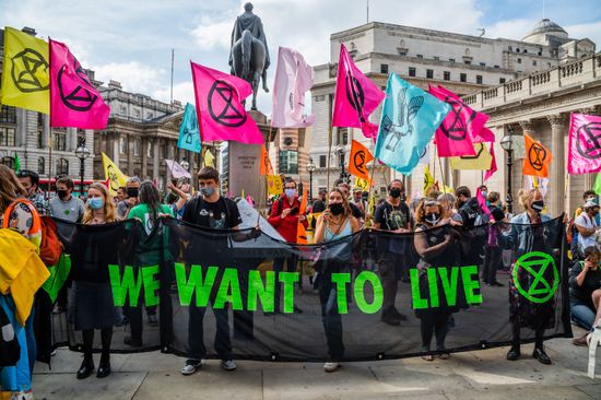 Last Official Day Current Extinction Rebellion Editorial Stock Photo ...