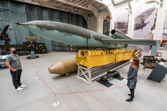 V1 Rocket On Part Launching Track Editorial Stock Photo - Stock Image ...