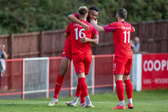 Kane Simpson Frome Town Celebrates Goal Editorial Stock Photo - Stock ...