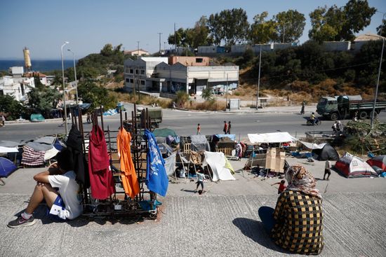 Asylum Seekers Destroyed Moria Camp Find Editorial Stock Photo - Stock ...