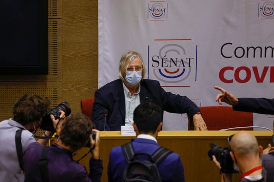 French Professor Didier Raoult C Poses Editorial Stock Photo - Stock ...