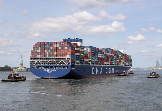Container Ship Cma Cgm Brazil Valletta Editorial Stock Photo - Stock ...