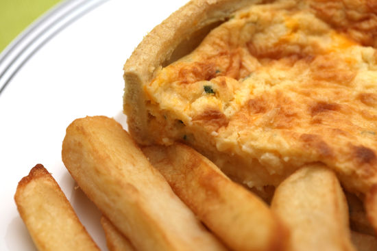 Cheddar Cheese Onion Quiche Chips Editorial Stock Photo - Stock Image ...