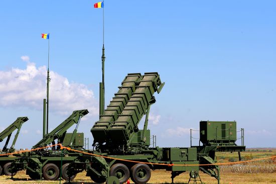 Patriot Missile Launcher Platform Firing Position Editorial Stock Photo ...
