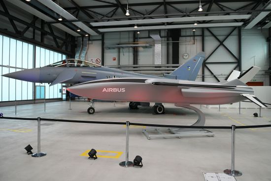 Model Remote Carrier Drone Eurofighter Jet Editorial Stock Photo ...