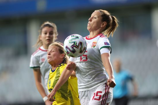 Hungarys Zsofia Racz L Swedens Anna Editorial Stock Photo - Stock Image ...