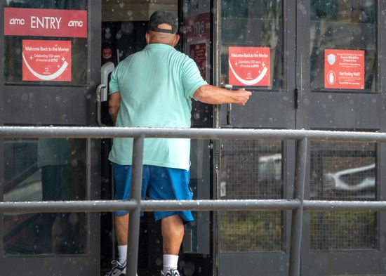 Person Enters Amc Hialeah 12 Theater Editorial Stock Photo - Stock ...