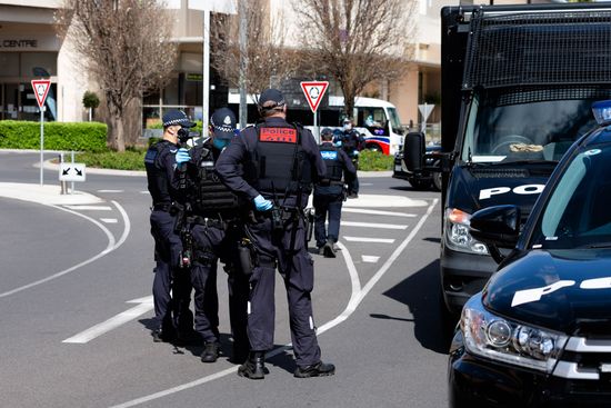 Public Order Response Teams Arrive Chadstone Editorial Stock Photo ...