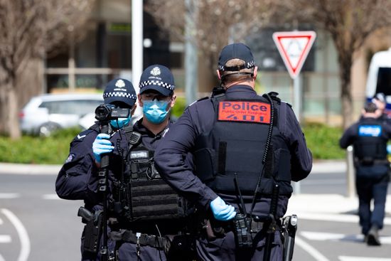 Public Order Response Teams Along Police Editorial Stock Photo - Stock ...