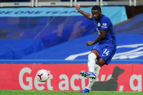 Fikayo Tomori Chelsea Strikes Ball Editorial Stock Photo - Stock Image ...