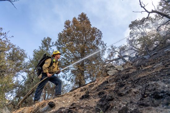 Ventura County Firefighter Tyler Apperson Works Editorial Stock Photo ...