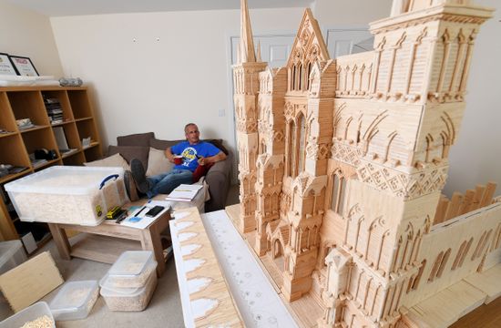 Matchstick Project Has Taken Over His Editorial Stock Photo - Stock ...