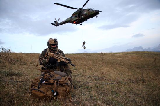 Group Parachute Commandos Gcp 1er Rcp Editorial Stock Photo - Stock ...