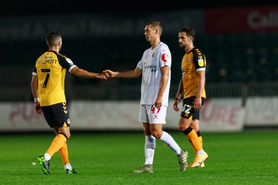 Newport County Midfielder Robbie Willmott 7 Editorial Stock Photo ...